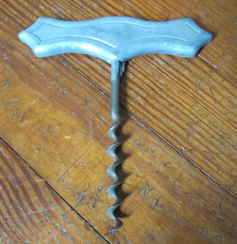 OLD CORKSCREW with METAL ART DECO HANDLE | eBay