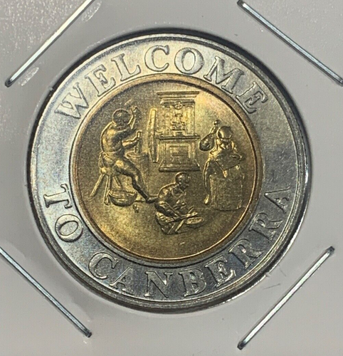 1993 Australia Token - Welcome to Canberra Royal Australian Mint Token ...