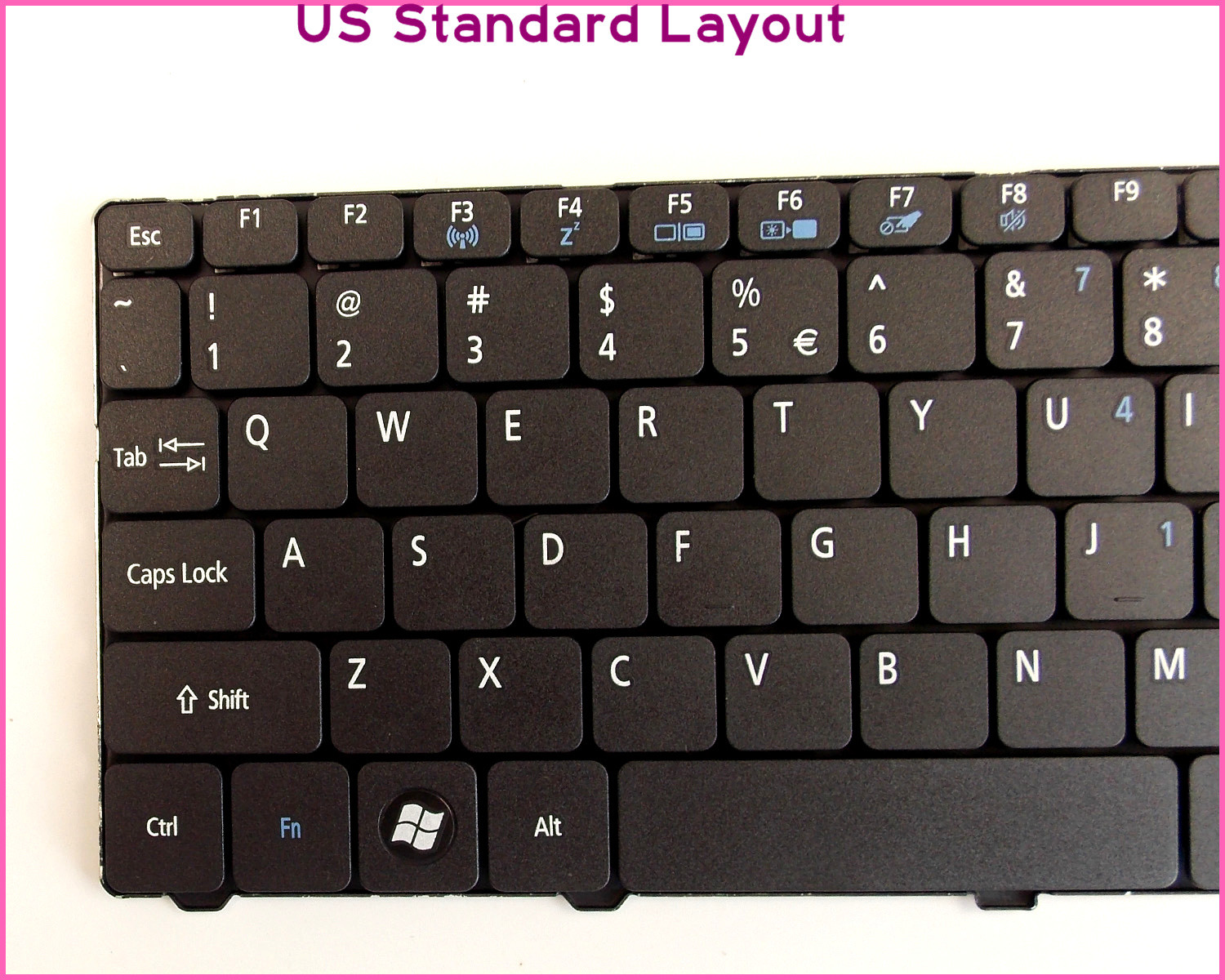 Laptop US Layout Keyboard for Acer Emachine 350 eM350 NAV51 355 eM355 ...