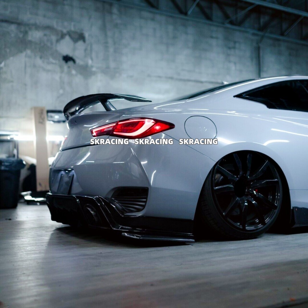 Glossy Black REAR TRUNK SPOILER WING FOR 2017-22 INFINITI Q60 HIGH KICK ...