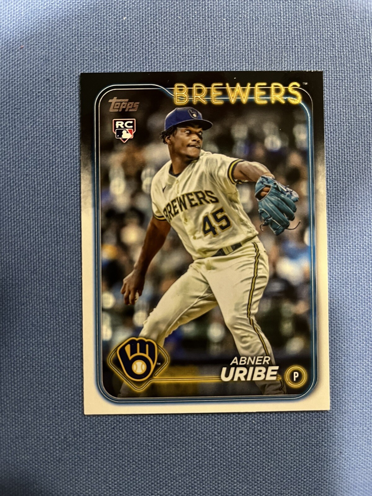 Abner Uribe Rookie Card 2024 Topps Series 1 #310 Milwaukee Brewers ...