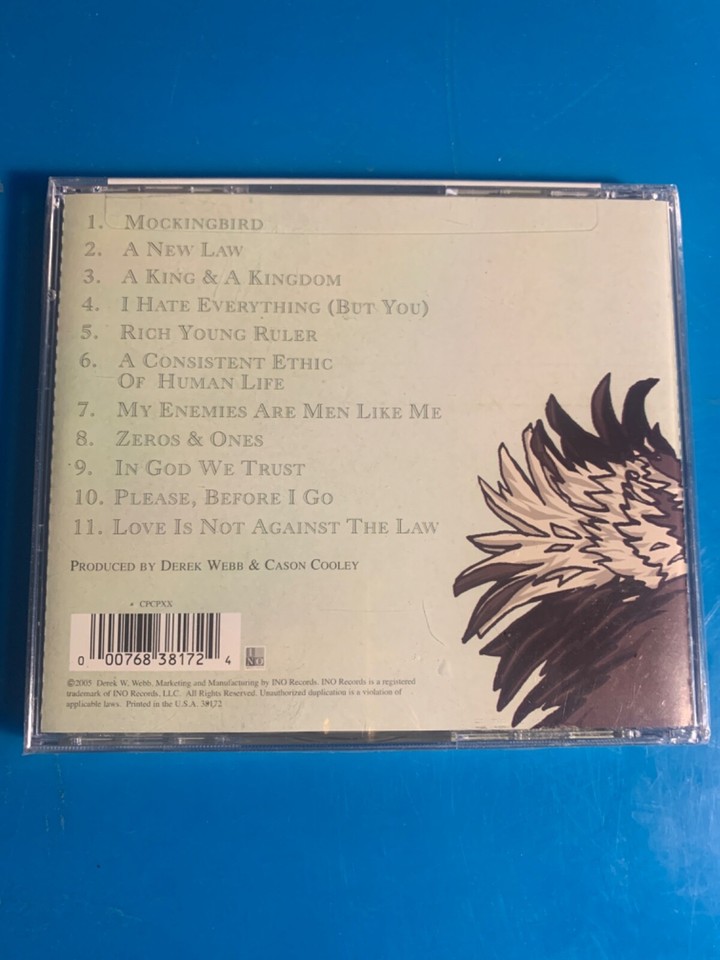 Derek Webb “Mockingbird” (CD) 11 Tracks……..……….BRAND NEW & SEALED! | eBay