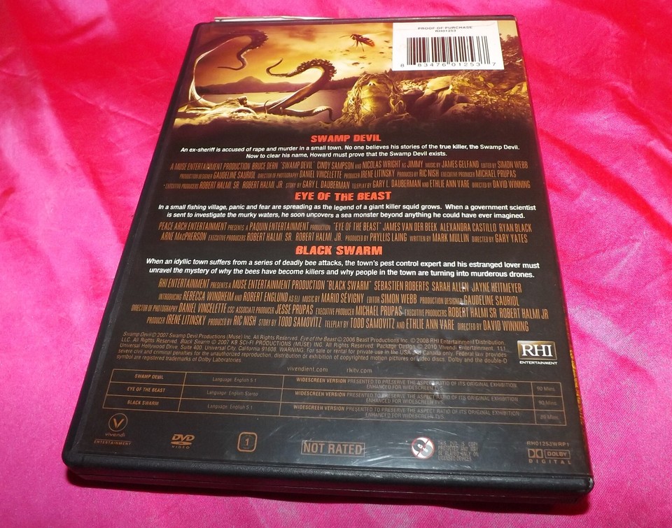 🌈 Maneater Series V 2 Swamp Devil/ Eye of the Beast/ Black Swarm 3-Disc ...