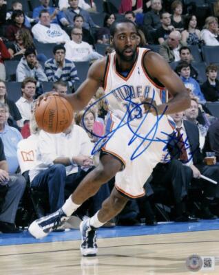 James Harden Signed Autograph 8x10 Photo Oklahoma City Thunder Star ...