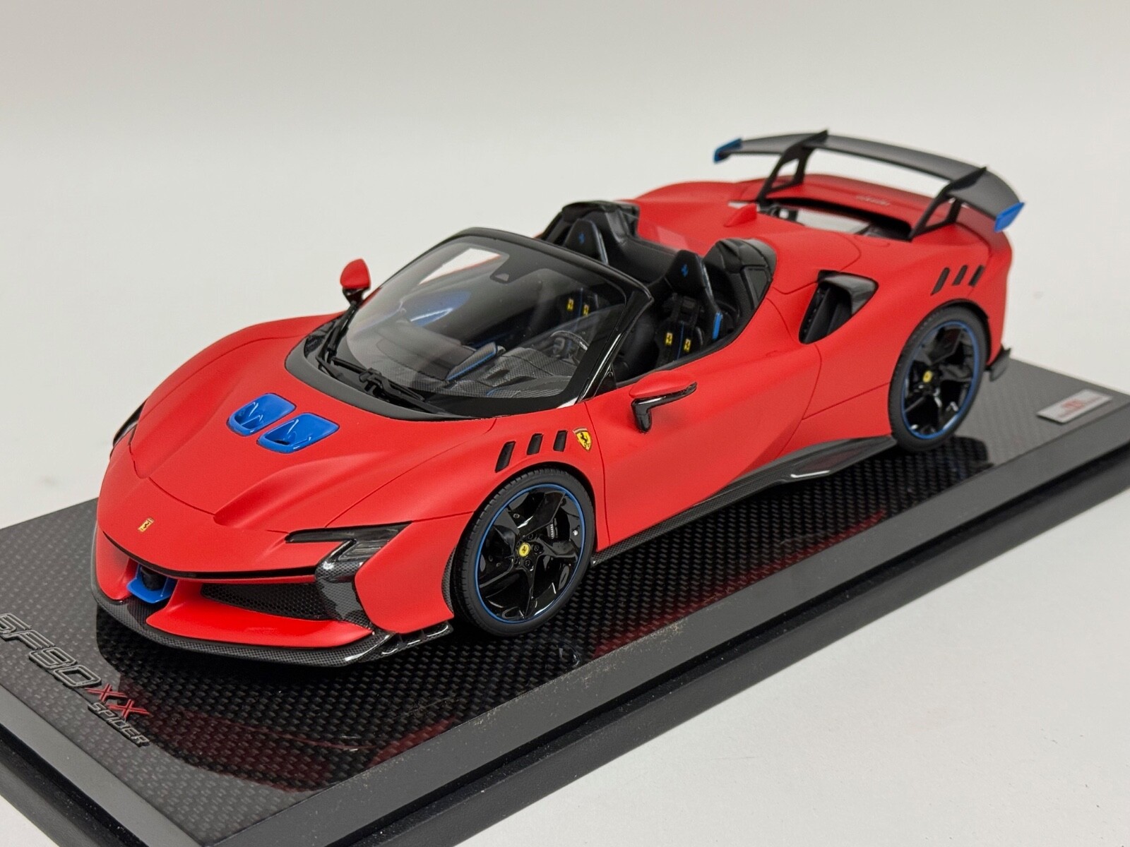 1/18 MR Collection Ferrari SF90 XX Spider Rosso " Red " Le Mans Matte ...