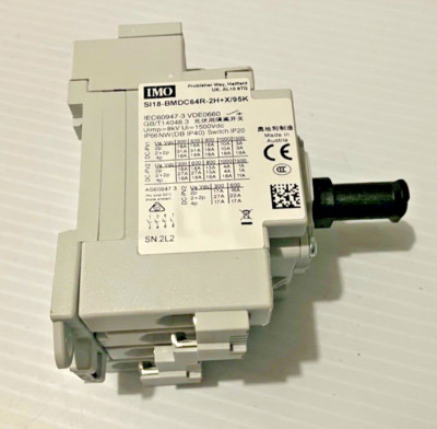 IMO Rotary Isolation Switch SI18-BMDC64R-2H+X/95K | eBay