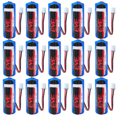 15PCS 3600mAh Battery for EVE ER17505 3.6V Primary Li-ion Battery with ...