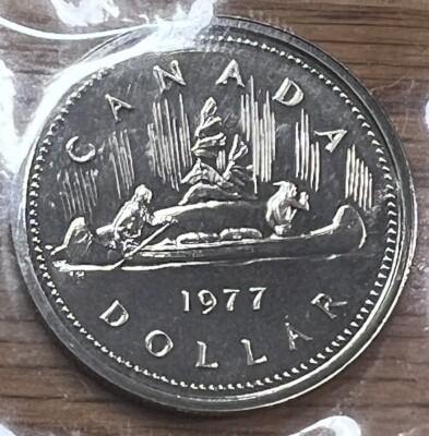 1977 Canadian Dollar FWL, Attached Jewel SP-67–one Of A Kind! ….. RARE ...
