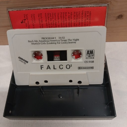 FALCO 3 Cassette Tape 1986 Electronic Synth-Pop Rare | eBay