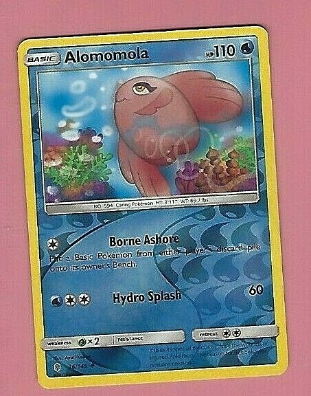 POKEMON ALOMOMOLA REVERSE HOLOGRAM CARD NRMT-MT | eBay