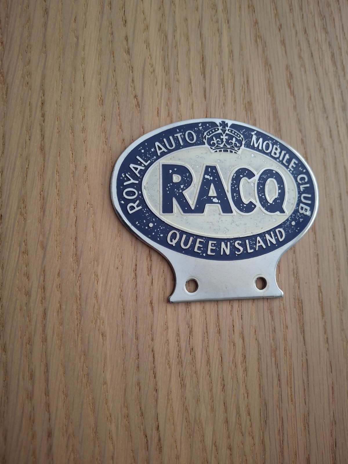 RACQ / RAA - Royal Auto Club of QUEENSLAND Car Badge VINTAGE | eBay ...