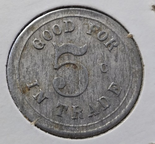 Vintage Dick H Ott Rockville Indiana Good For 5c In Trade Token | eBay