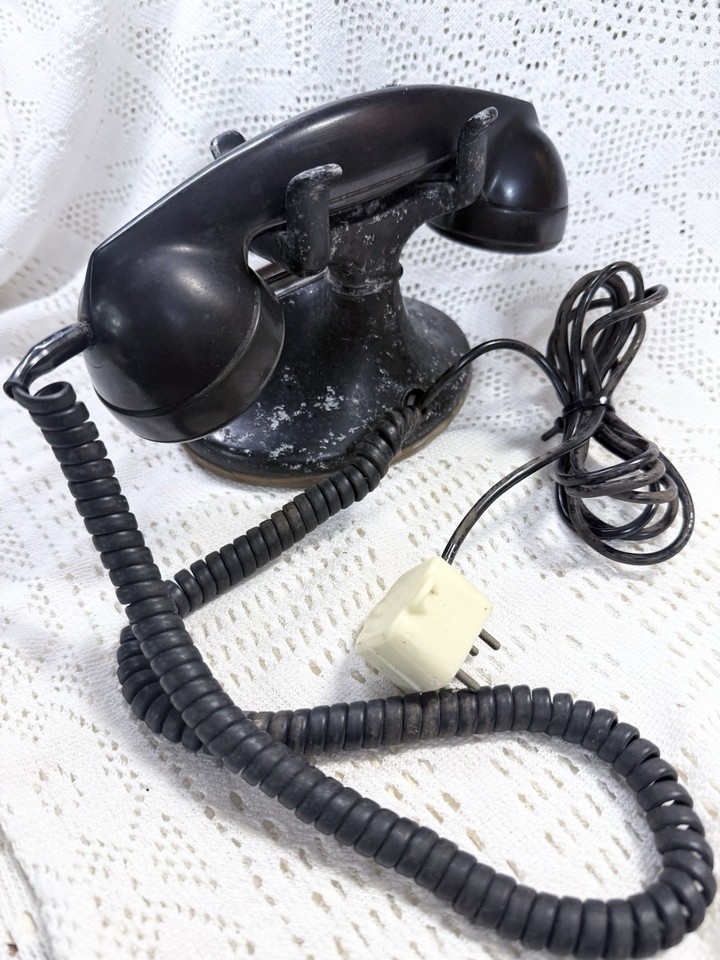 Antique "Bell System Western Electric F-1" Telephone Rotary Phone All ...