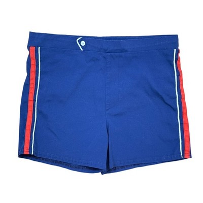 Vintage 60s Men’s Swim short Towncraft Plus Blue with red stripe Penny ...