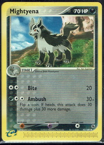 Pokemon Card Trading Card Game Ex Ruby & Sapphire Number 42/109 ...