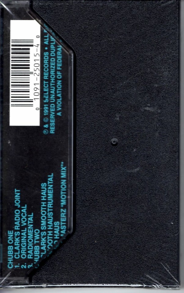 NEW Chubb Rock The Chubbster 1991 Cassette Tape EP Maxi Single Hiphop ...