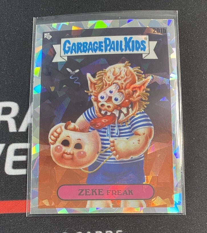 2022 Topps Chrome Garbage Pail Kids Cracked Ice Refractor ZEKE Freak ...