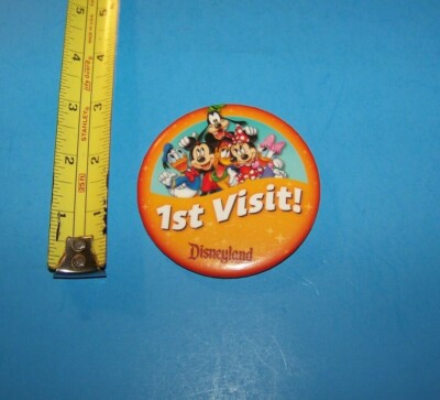 Disneyland Resort 1st Visit! Button | eBay