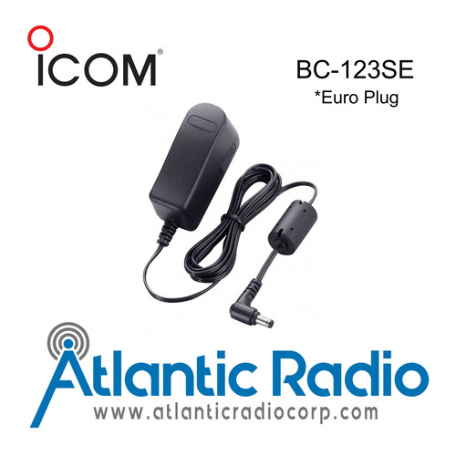 Icom BC-123SE - Charging Adapter (AC) - 100-240V with Euro Style Plug ...