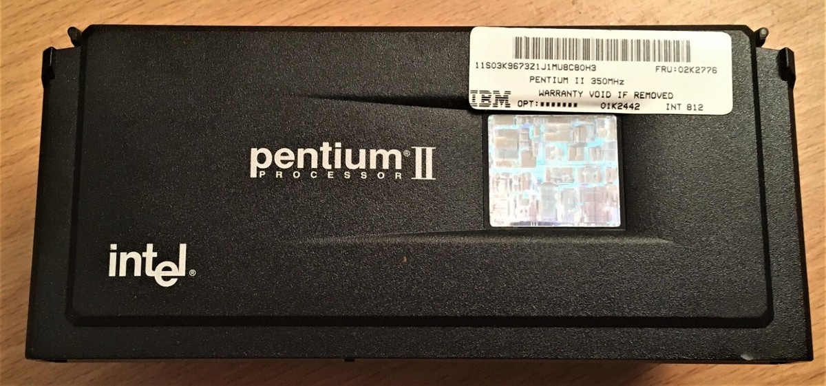Intel Pentium 2 Logo Cpucollection.se
