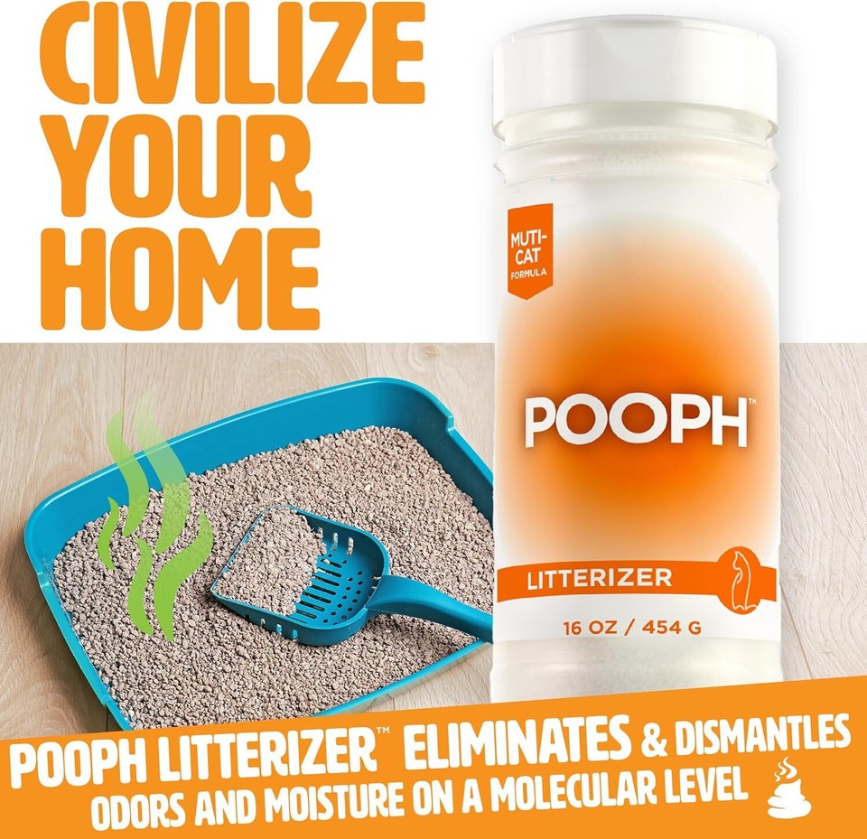 Litterizer - Litter Box Civilizer, 16oz - Dismantles Odors on a ...