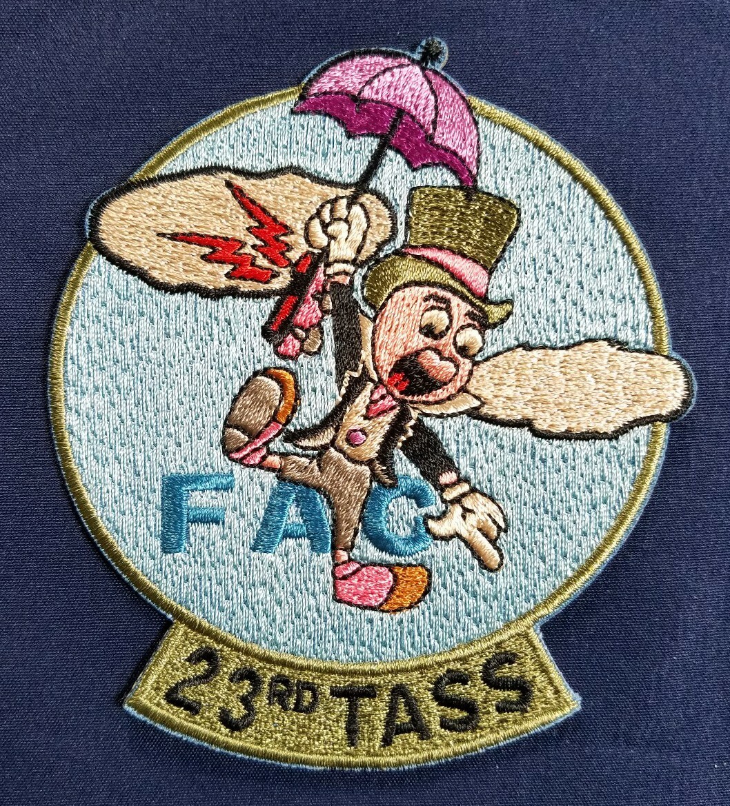 USAF 23rd Tactical Air Support Squadron 23rd TASS Military Patch JIMINY ...
