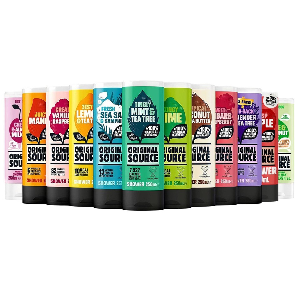 Original Source Body Shower Gel Natural Fragrance Scent 250ml | eBay UK
