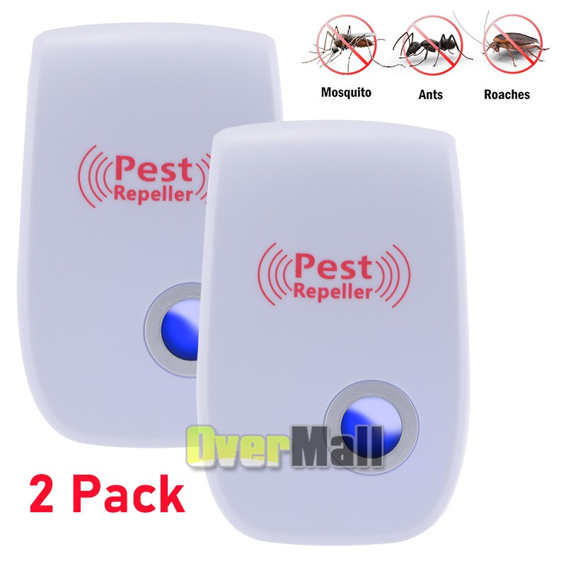 1-10 Pack Ultrasonic Insect Repeller Electronic Pest Rodent and Insect ...