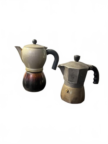 Vintage Bialetti Moka Pot Coffee Maker 1998 & no brand pot | eBay