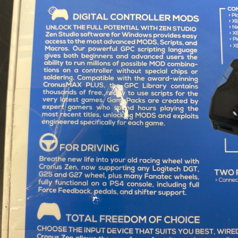 Cronus Zen Controller Emulator for Xbox, Playstation, Nintendo and PC ...