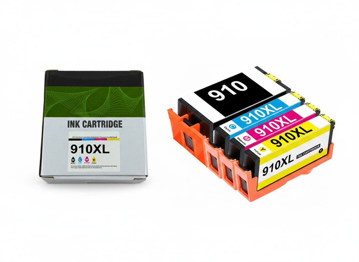 4pk 910XL Ink Cartridges for HP OfficeJet Pro 8010e 8020e 8022e 8025e ...