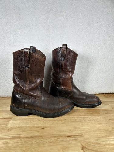 Red Wing Pecos 1132 Supersole Men's 11-inch Soft Toe Pull-On Boots Size ...