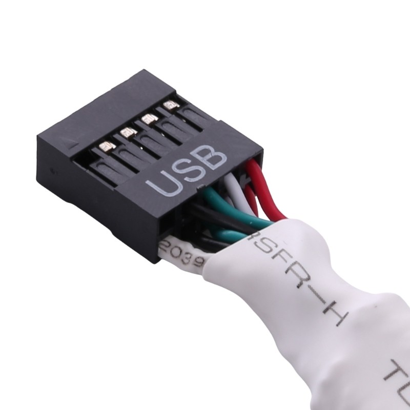 Mini USB 9Pin Data Transfer Cable Shielded USB 2.0 9 Pin Splitter Cable ...