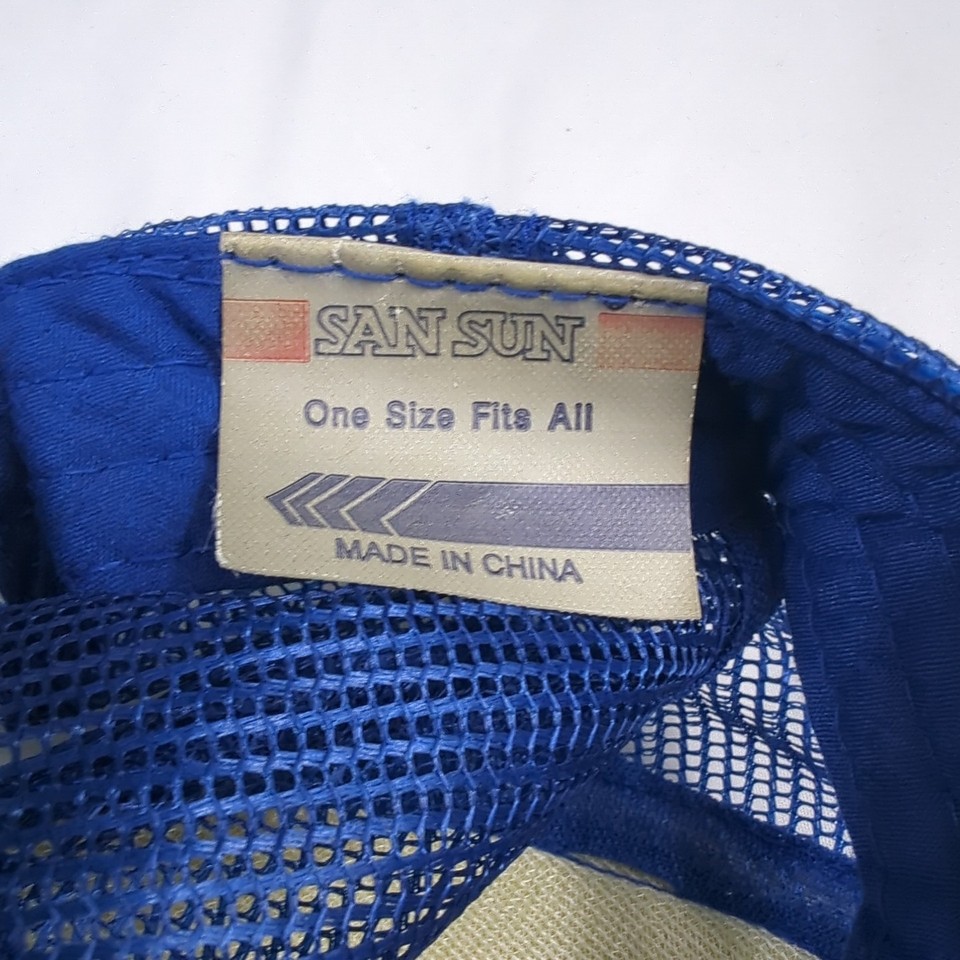 ROTARY INTERNATIONAL CLUB of AUGUSTA Vtg Mesh Trucker Snapback HAT One ...
