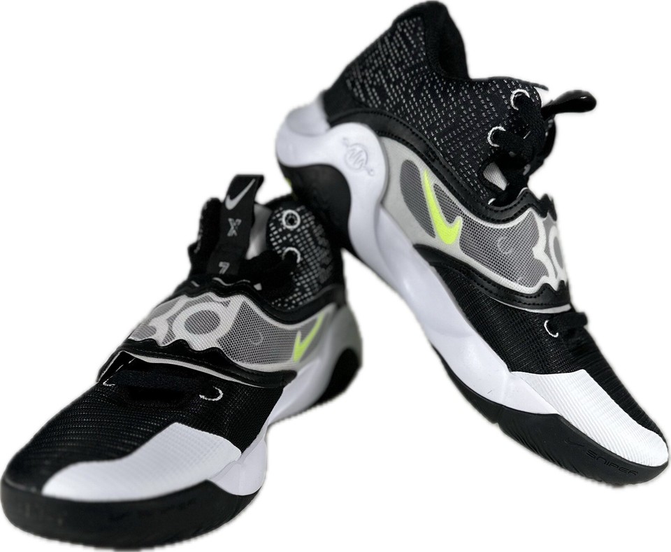Nike KD Trey 5 X Black White Volt Basketball Shoes DD9538 007 Men's ...