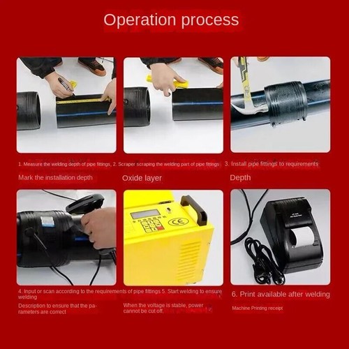 Pe Fully Automatic Light Inverter Electric Fusion WeldingMachine Gas ...