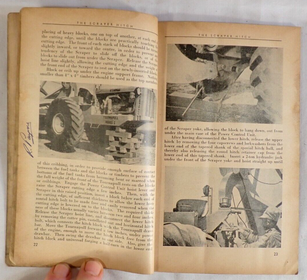 LE TOURNEAU MODEL C TOURNAPULL INSTRUCTION BOOK OPERATION MAINTENANCE ...