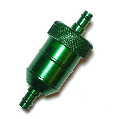 Inline 6mm 1/4" Aluminum Fuel Gas Filter Pit Dirt Bike Coolster SSR 70 ...