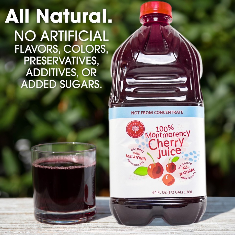 Cherry Bay Orchards Tart Montmorency Cherry Juice, 64 fl oz, 2-pack | eBay