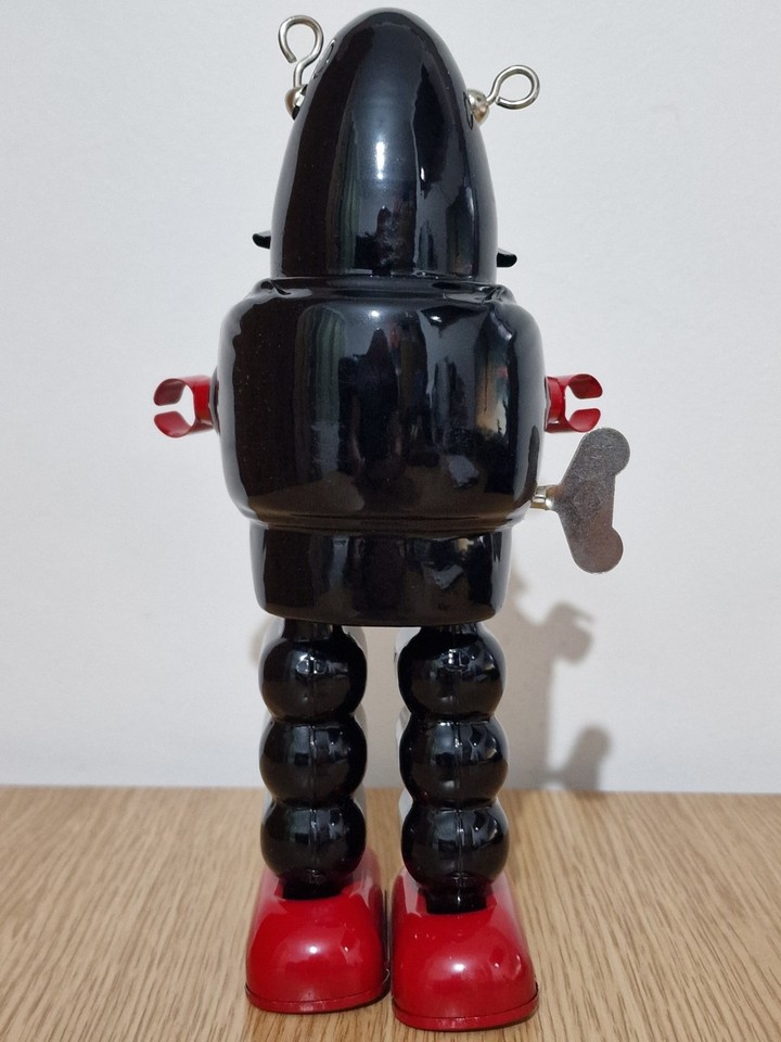 Vintage Wind Up Robot Mechanical Planet Robot Collectors Toy By Ha Ha ...