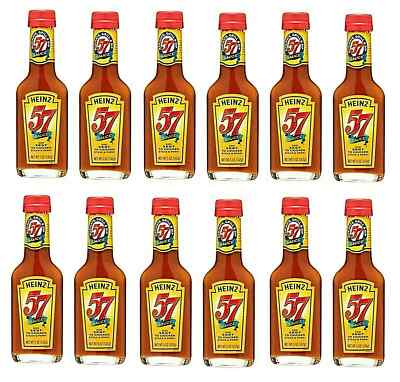 12pk CASE Heinz 57 Sauce, 5 oz Bottles Free Fast Shipping 🇺🇸 06/2027 ...
