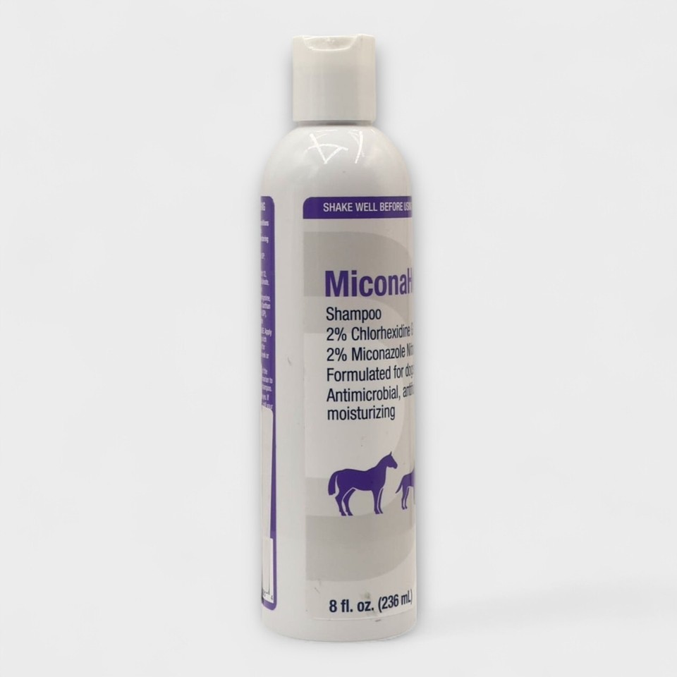 MiconaHex + Triz Mousse Shampoo for Dogs, Cats & Horses 8 OZ. (Exp: 02/ ...