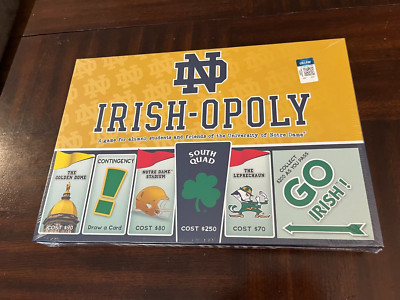 Irishopoly Fighting Irish Monopoly Board Game NEW in Shrink Wrap | eBay