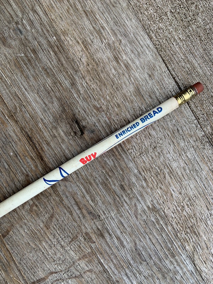 Vintage Bunny Bread Pencil--"Buy Bunny Enriched Bread" | eBay