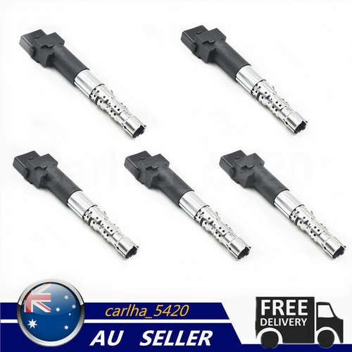 5x Ignition Coils for VW Golf MK4 2000-2004 2.3L Bora 1998-2005 2.3L ...