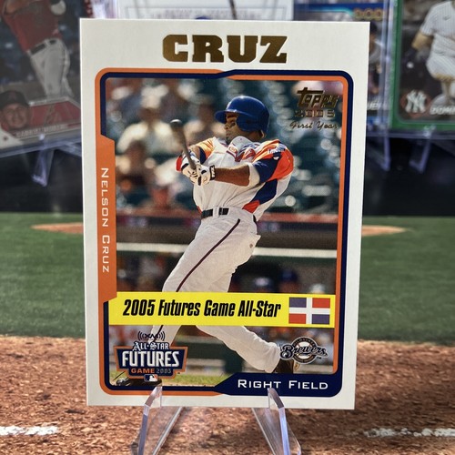 Nelson Cruz 2005 Topps Update & Highlights Rookie #UH206 Milwaukee ...