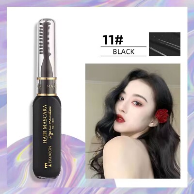 Hair Temporary Color Hair Mascara Quick Cover GrayRoot Touch-Up Brush ...