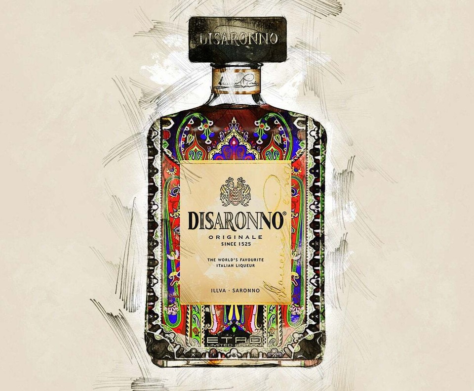 Disaronno Originale Amaretto Liqueur - Original Wall Art Decor | eBay