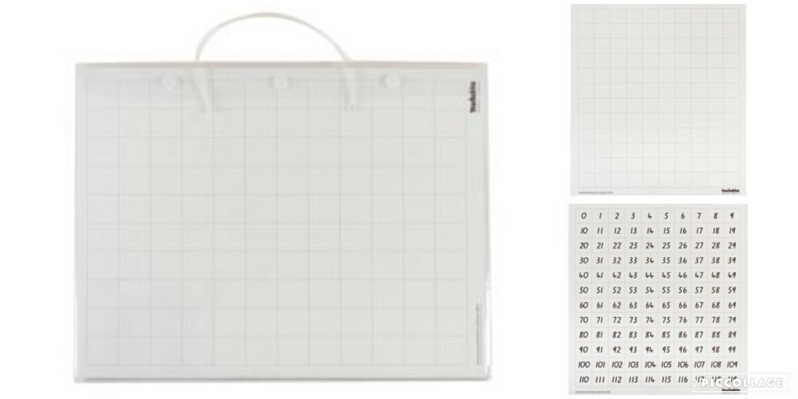 Magnetic Hundreds Board Wall Chart Whiteboards & Bi-Colour Number ...