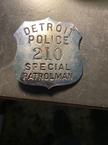 40'S SPECIAL PATROLMAN -#210 DETROIT MICH- POLICE- | eBay